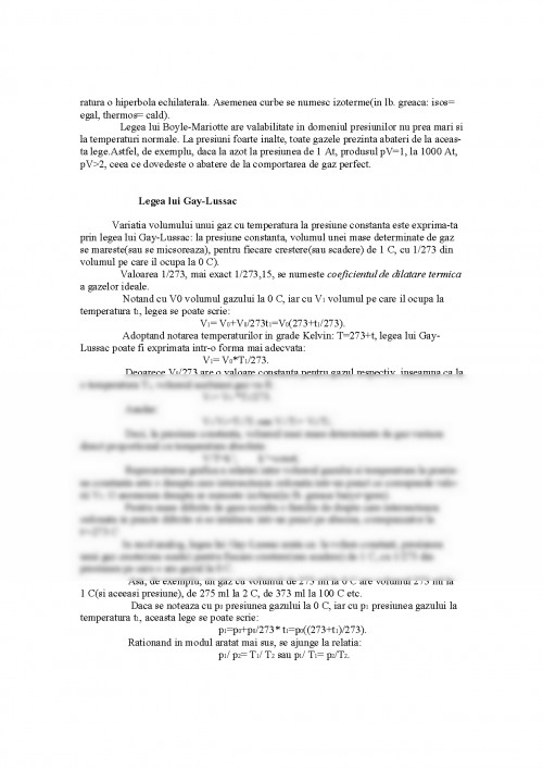 Referat: Legile gazelor (#112491)