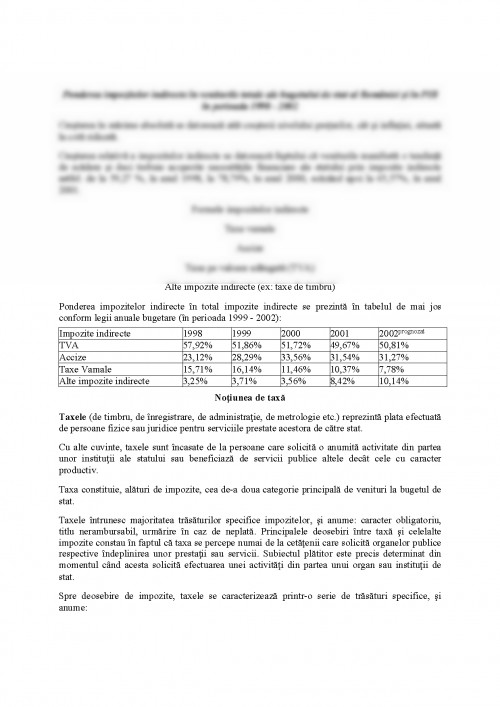 Proiect: Impozite Directe și Indirecte (#113070)