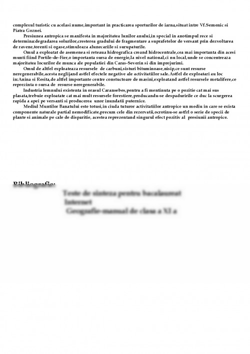 Referat: Munții Banatului (#113148)