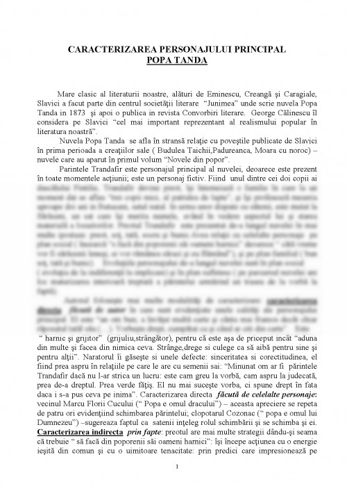Referat: Popa Tanda (#113803)