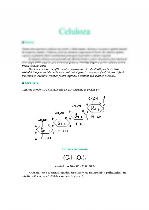 Referat: Celuloză (#116799)
