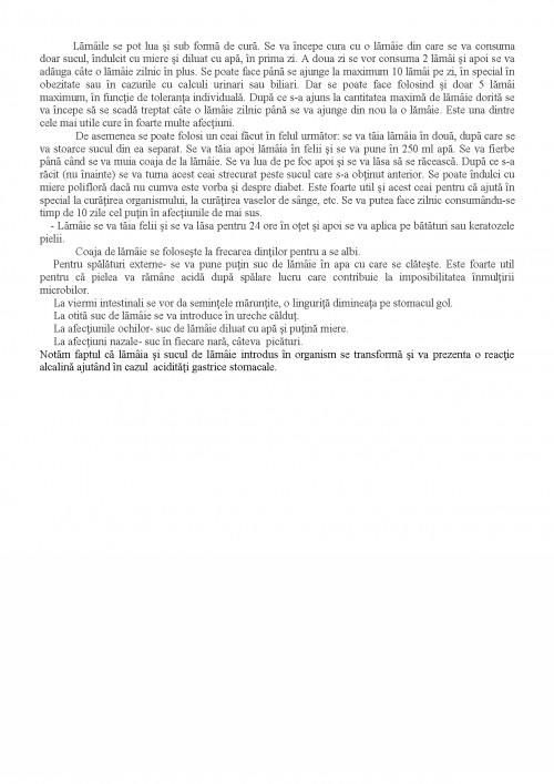 Referat: Lămâiul (#119118)