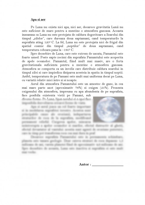 Referat: Pământul și Luna (#120479)