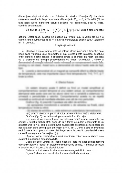 Referat: Teoria Haosului (#121223)