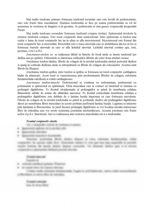Referat: Varietăți de țesut conjuctiv (#121308)