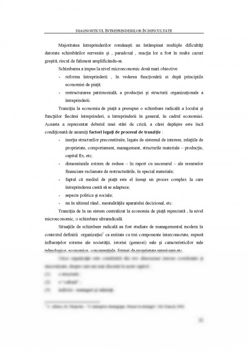 Proiect: Întreprinderea în Dificultate (#121872)