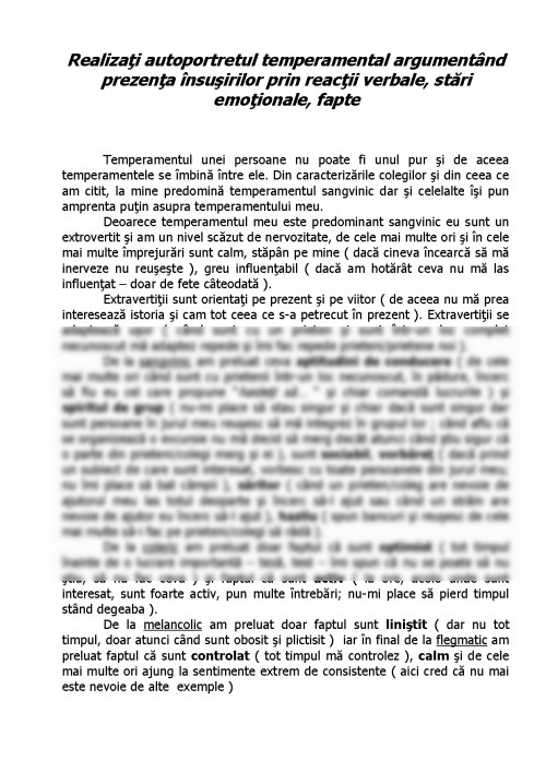 Referat: Portret Sangvinic (#121936)