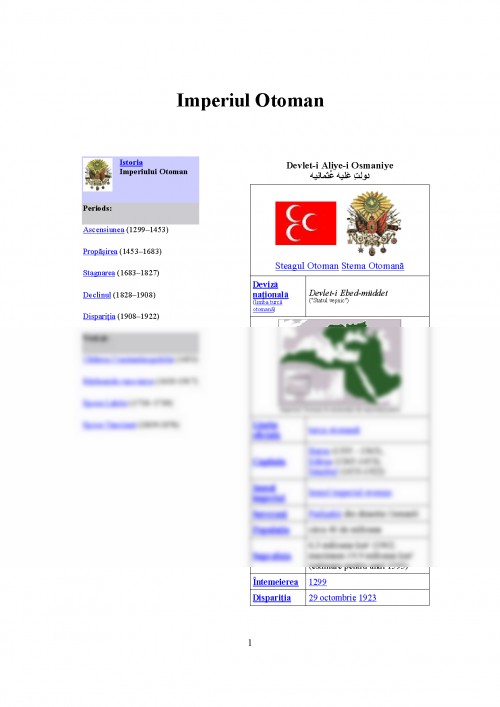 Referat: Imperiul Otoman (#124688)