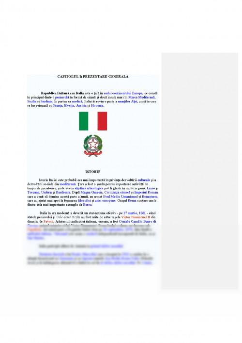 Referat: Italia (#124724)