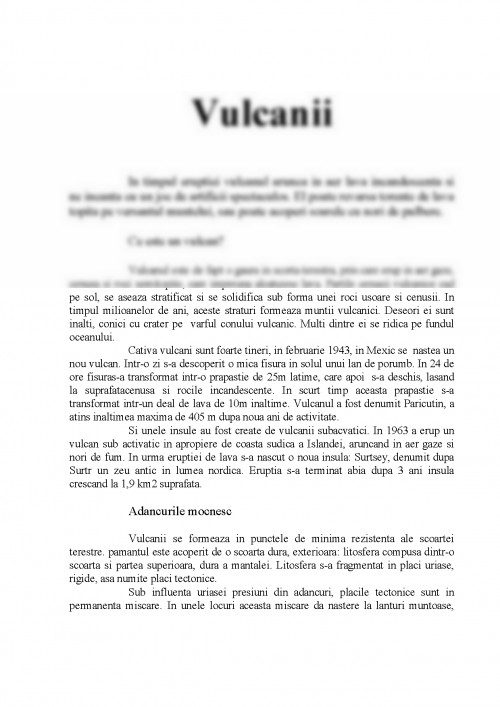 Referat: Vulcanii (#124833)