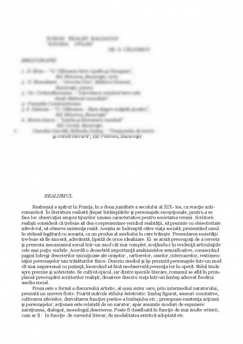 Referat: Realismul (#125521)