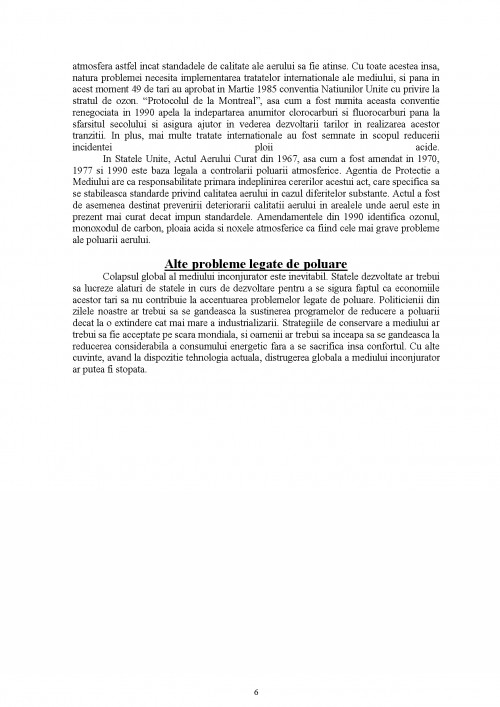 Referat: Poluarea Atmosferei (#125661)