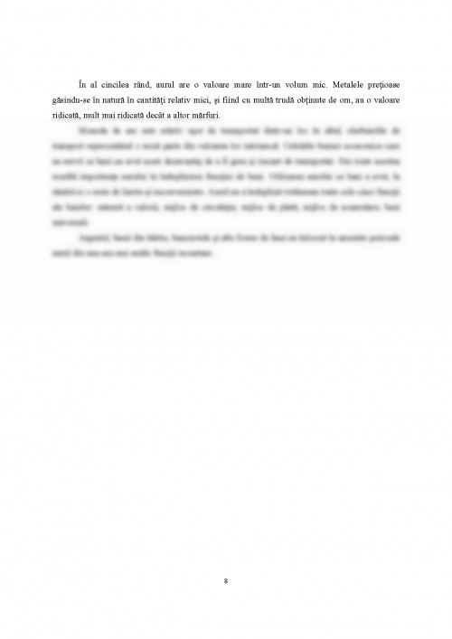 Proiect: Aurul și monedă (#126022)