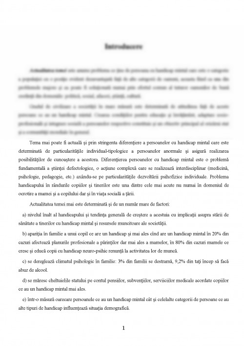 Referat: Persoanele cu handicap (#126587)