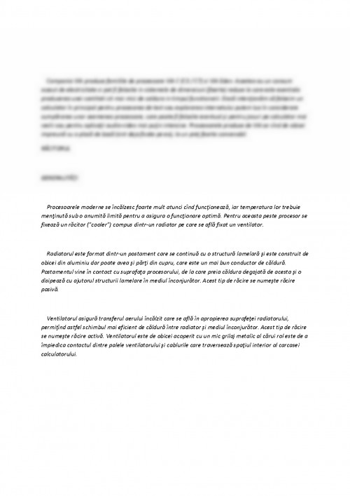 Referat: Tipuri de procesoare (#126924)