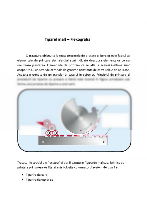 Referat: Flexografia - tiparul înalt (#127515)