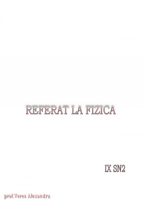 Referat: Forța de frecare (#129049)