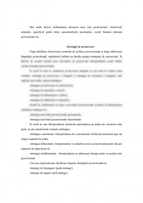Referat: Modalități de promovare a unui produs (#129963)