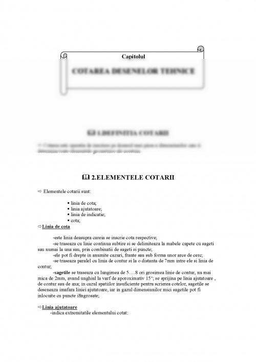 Curs: Cotarea desenelor tehnice (#130053)