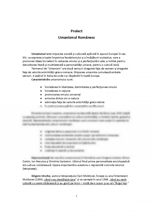 Referat: Umanismul (#135324)