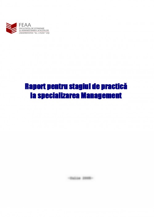 Referat: Practică la management (#135475)