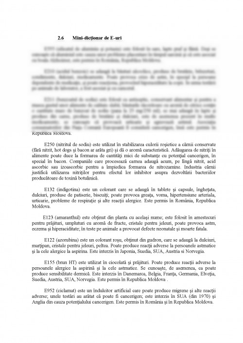 Referat: Aditivi alimentări (#136668)