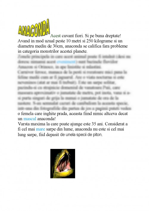 Referat: Animale (#137264)