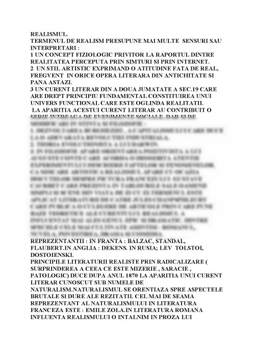 Referat: Realismul (#137606)
