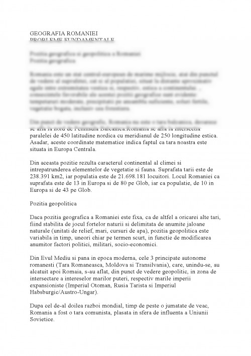 Referat: Geografia României (#137612)