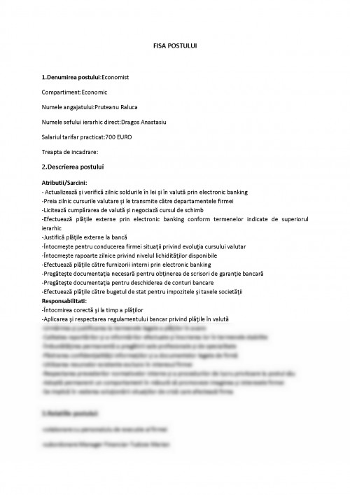 Referat: Fișa postului (#138373)