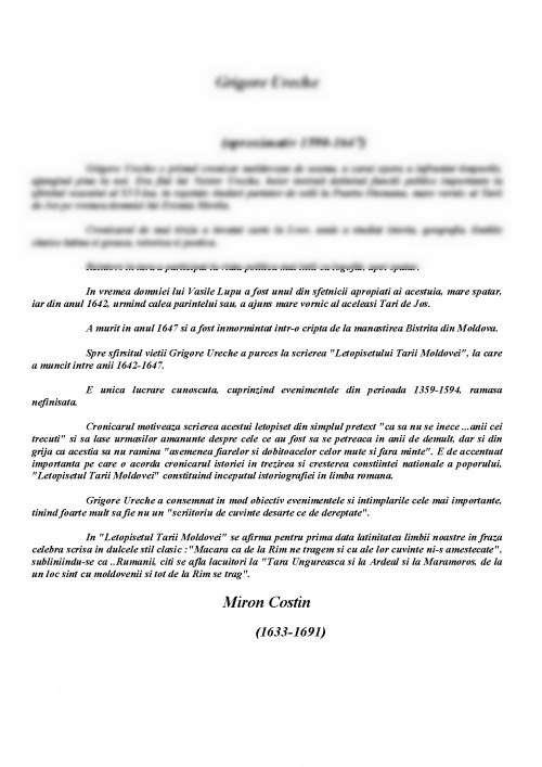 Referat: Cronicari români (#142904)