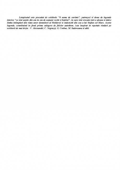 Referat: Cronicari români (#142904)