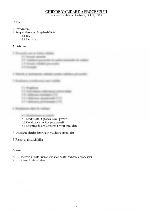 Referat: Ghid de Validare a Procesului (#143644)