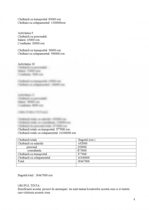 Proiect: Amenajare turstică Gura Humorului (#143984)