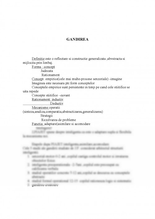 Referat: Gândirea (#145776)