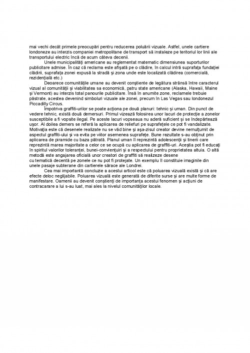 Referat: Poluarea Vizuală (#146675)