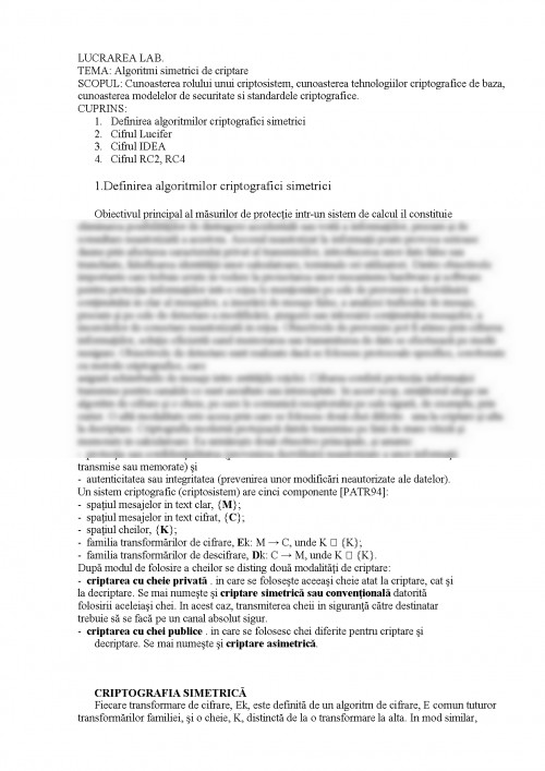 Laborator: Algoritmi Simetrici de Criptare (#147854)