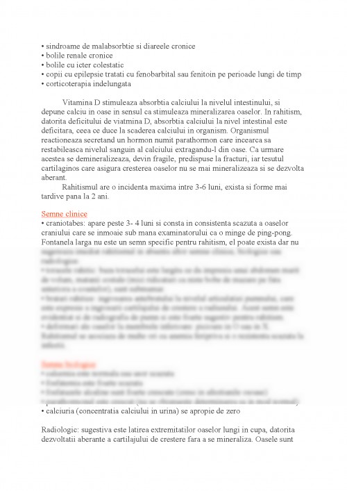 Referat: Rahitismul (#148549)