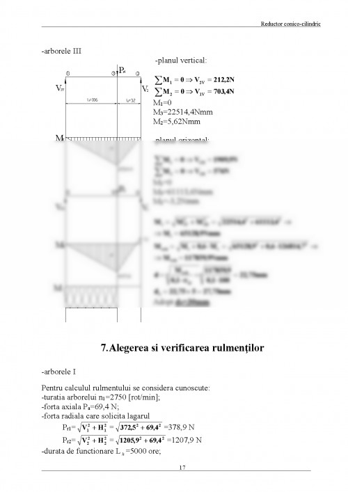 Proiect: Reductor conic cilindric în două trepte (#150073)