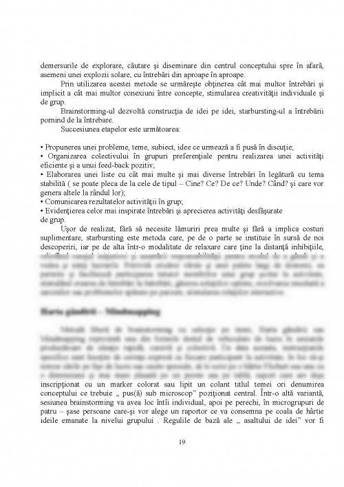 Referat: Metode didactice moderne de predare-învățare (#150937)