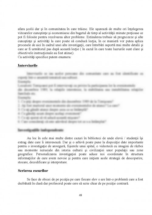 Referat: Metode didactice moderne de predare-învățare (#150937)