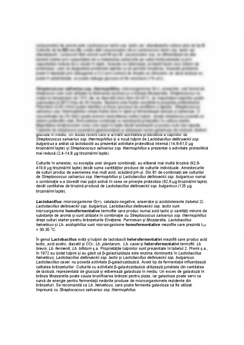 Referat: Bacteriile Lactice (#151325)