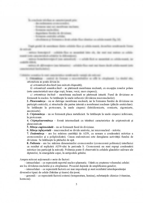 Referat: Mitoză și meioză (#151685)