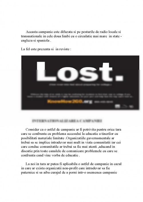 Referat: Campanie Collage Access (#152079)