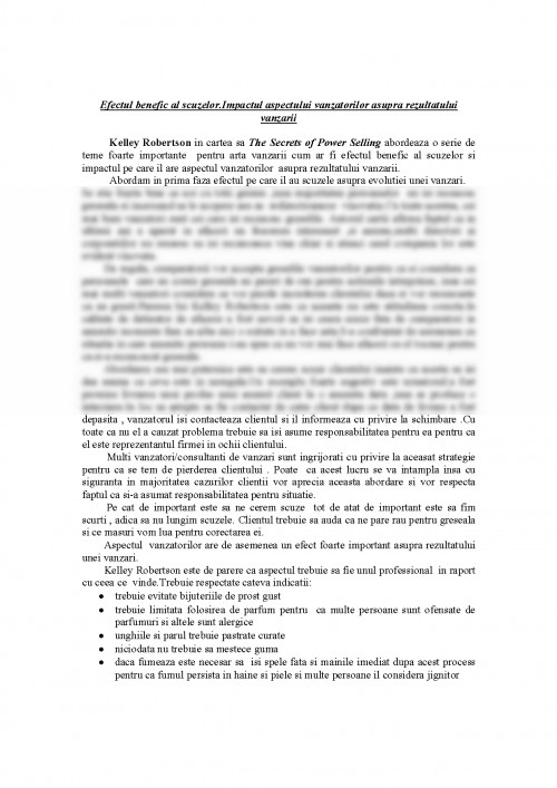 Referat: Arta vânzării (#152238)