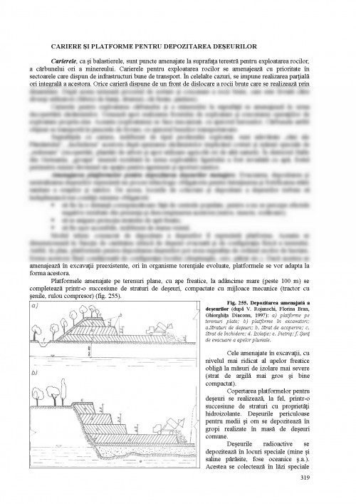 Curs: Cariere și Platforme Pentru Depozitarea Deșeurilor (#152539)