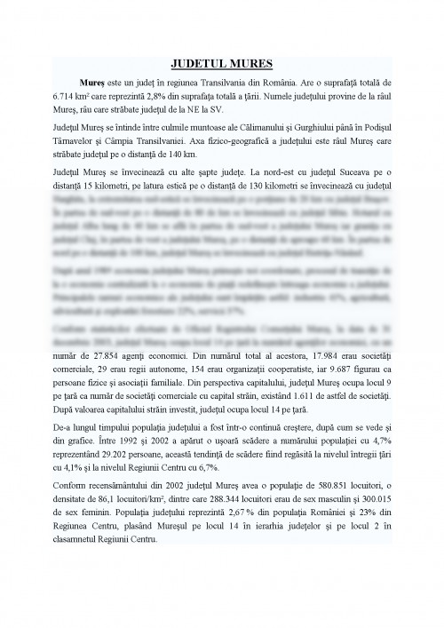 Proiect: Județul Mureș (#153048)