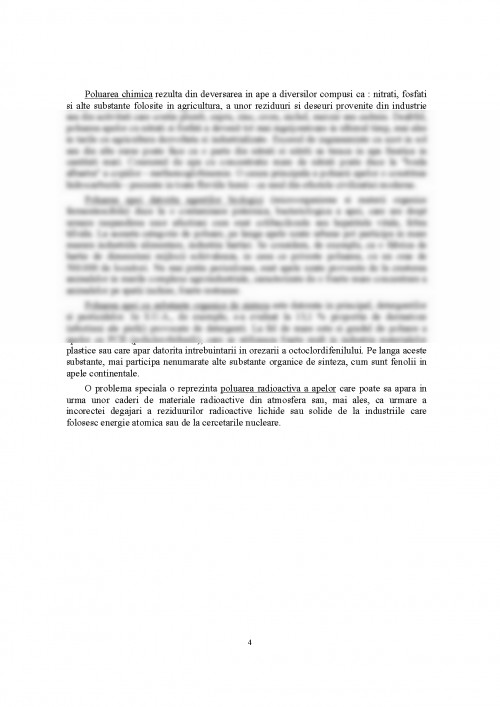 Proiect: Poluarea Apei (#153100)