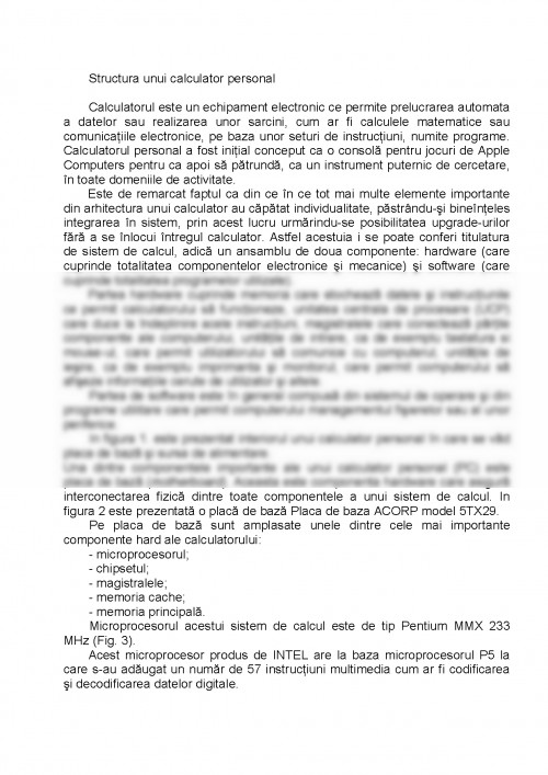 Referat: Structura unui Calculator (#154636)