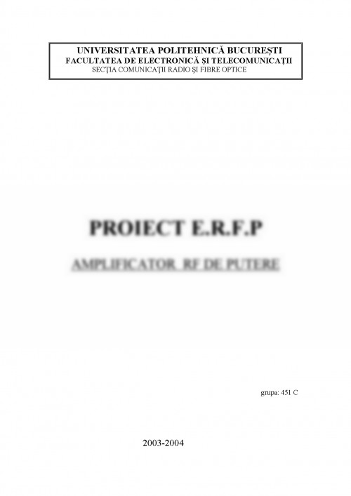 Proiect: Proiect ERFP (#155539)